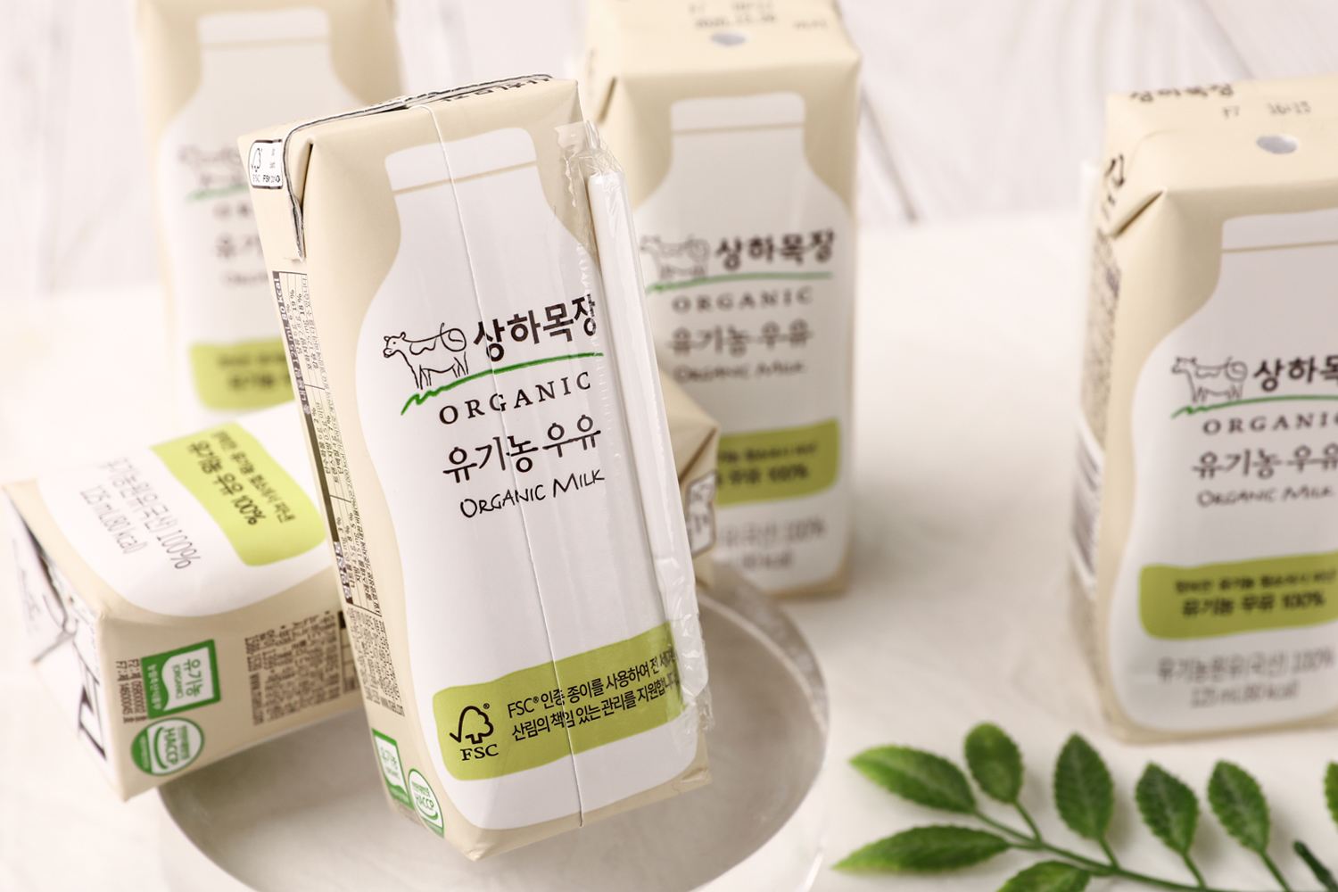 띵굴마켓 [상하목장] 유기농 우유 125ml 4입
